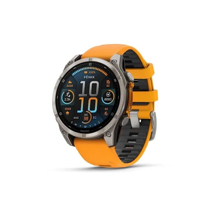 Pametni sat Fenix 8 47mm AMOLED Sapphire Spark Orange Garmin
Pametni sat Fenix 8 47mm AMOLED Sapphire Spark Orange Garmin