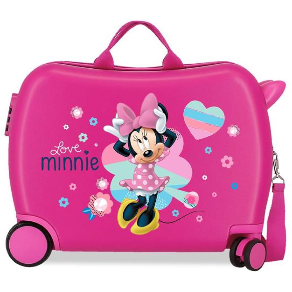 Kofer za put i vožnju Disney Minnie Love pink 20598