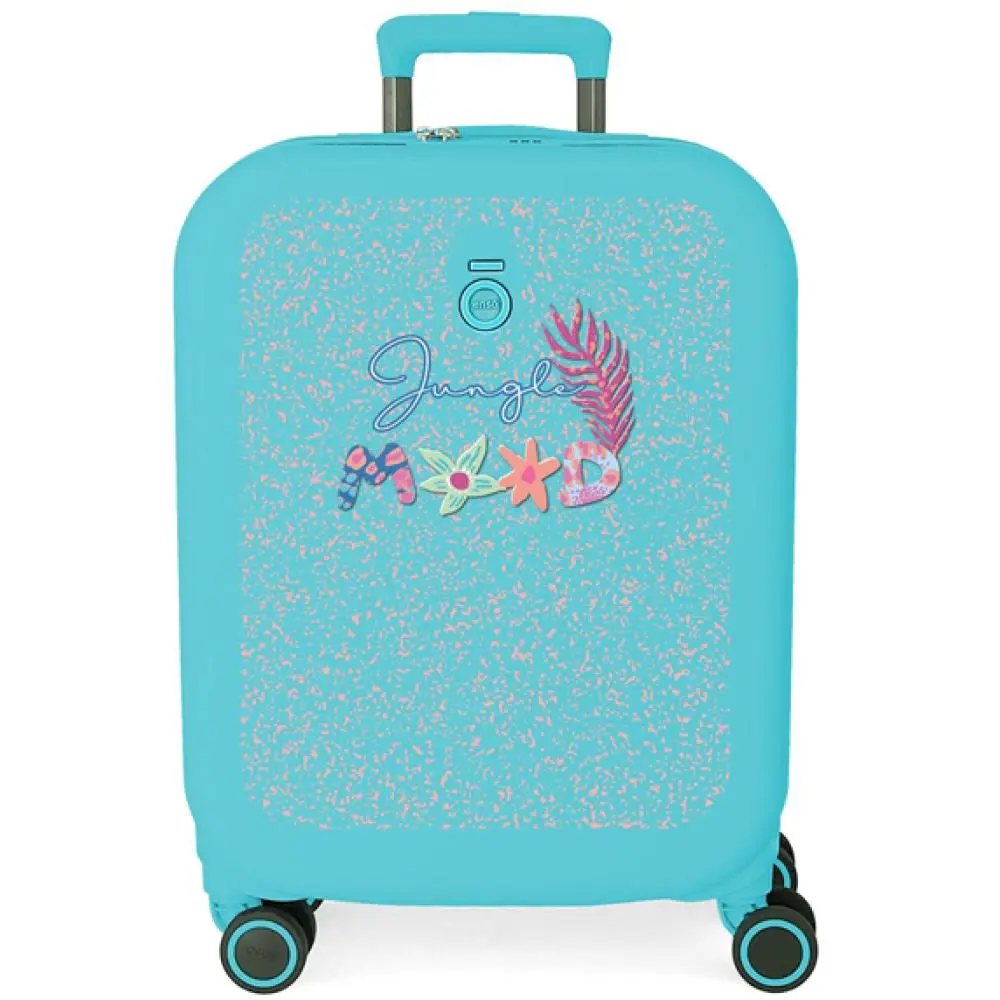 Putni kofer 55cm Enso Jungle Mood turquoise 98191