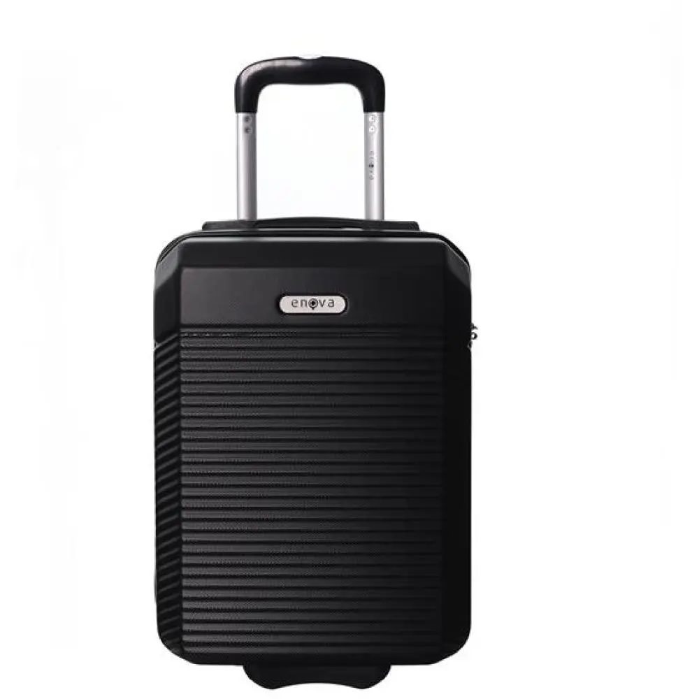 ABS putni kabinski kofer 40cm Capri black Enova 524209