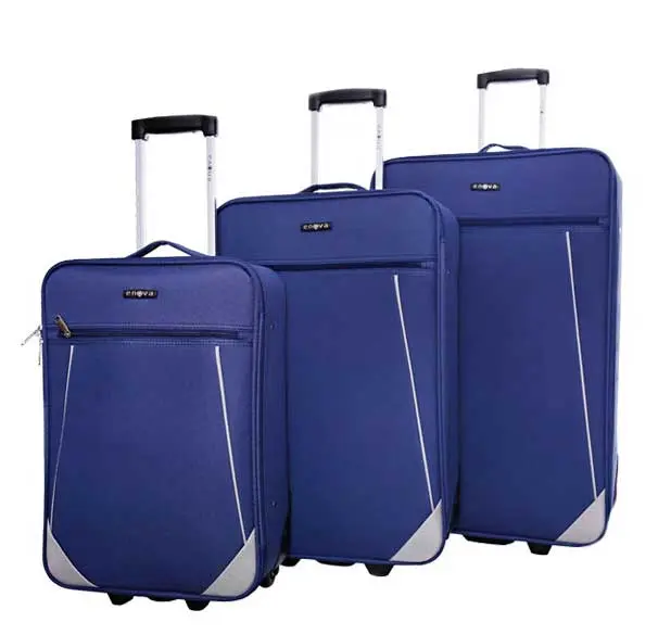 Enova Putni koferi - komplet - 53/63/73cm - Malaga Blue 519140