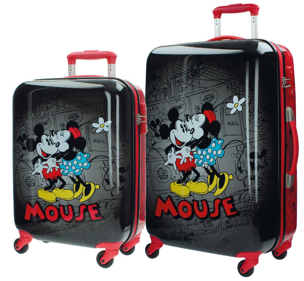 Disney Putni koferi - set - Mouse Retro Black