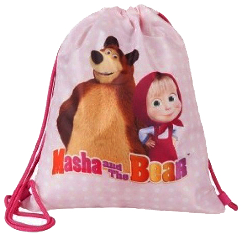 TARGET Vrećica za sportsku opremu Torba za fizičko Gym Bag MASHA AND THE BEAR 17641