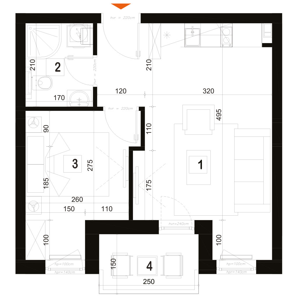 Apartmani 3, 8, 13, 18, 23, 28, 33
