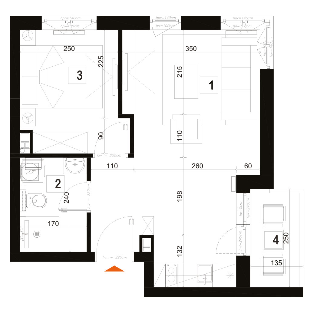 Apartmani 4, 9, 14, 19, 24, 29, 34