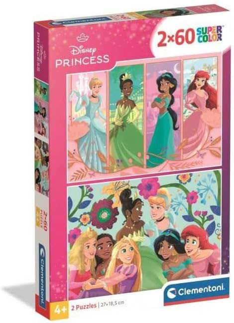 Puzzle slagalice 2x60 delova Disney Princess Clementoni 24824