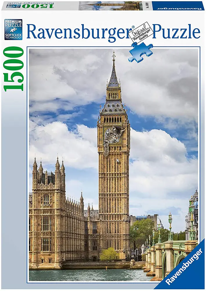 Ravensburger Slagalica 1500 delova - Mačak i Big Ben 16009