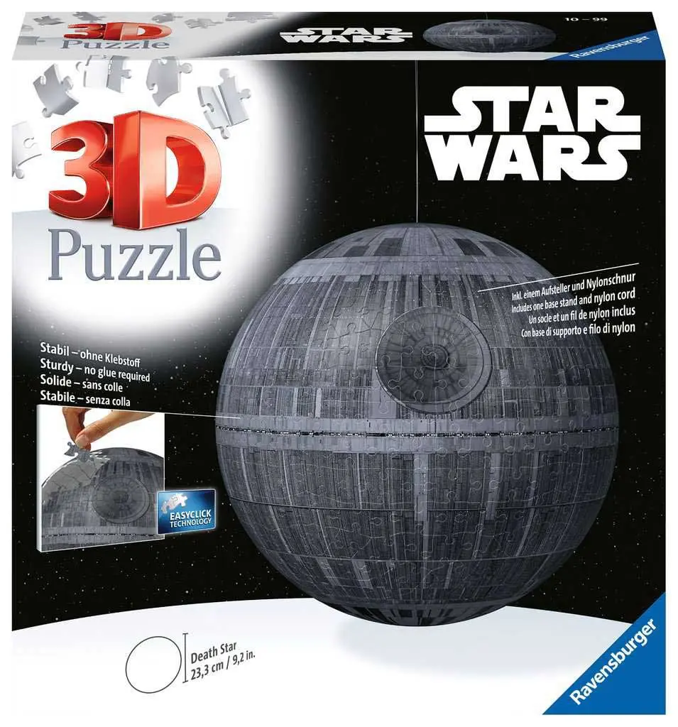 Death Star - Star Wars™ 3D Puzzle 543 dela Ravensburger 11555