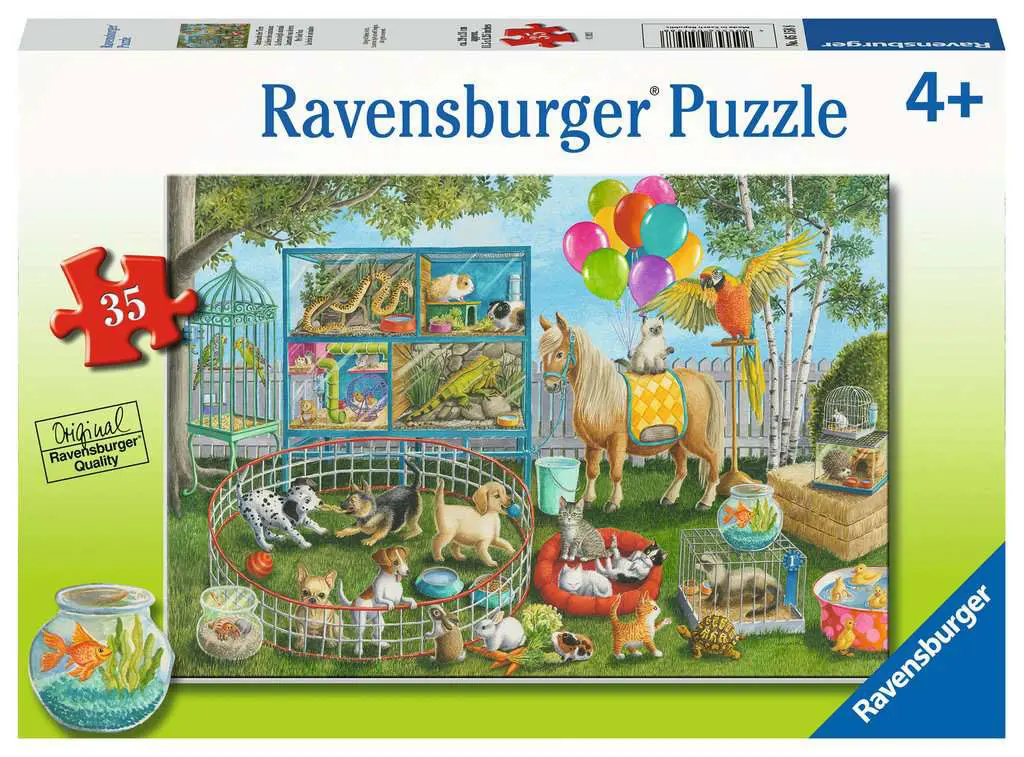 Ravensburger Dečije puzle 35 delova - Ljubimci na vašaru 05158