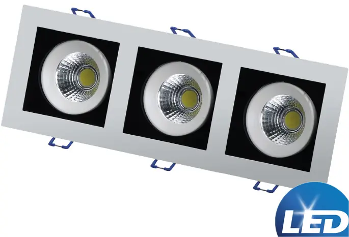 Ugradna LED lampa 24W hladno bela LUG6430-24/W