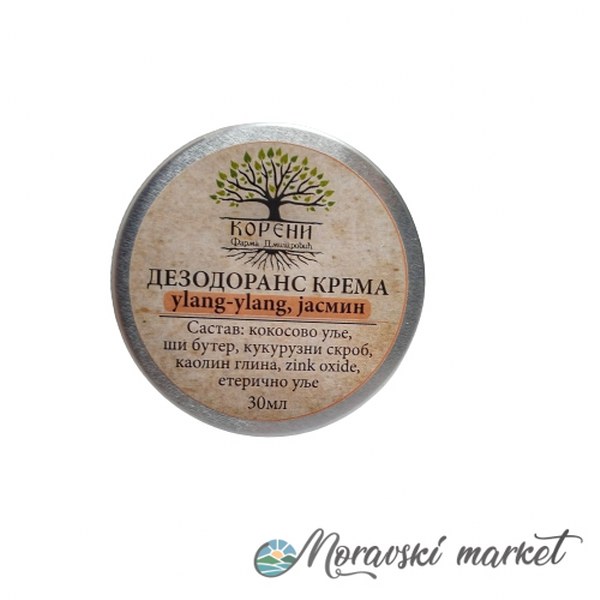 Dezedorans krema ylang-ylang - jasmin 30ml