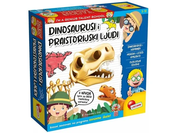 Lisciani Dinosaurusi i praistorijski ljudi mali genije