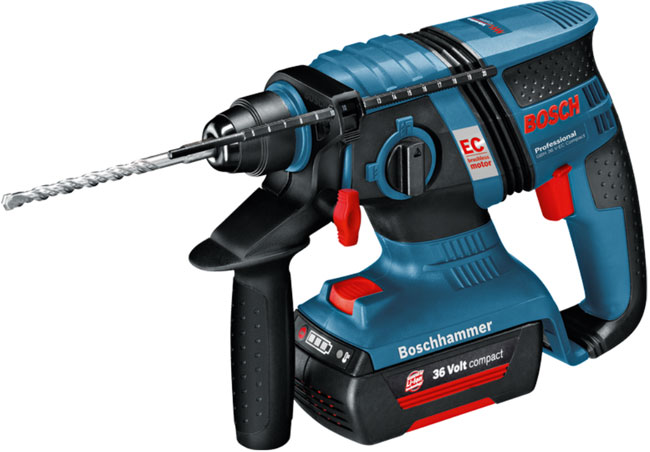 Bosch Professional Aku pneumatska čekić bušilica GBH 36 V-EC Compact 1,3Ah 0611903R02