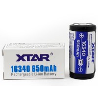 150 - 700 MAH | BATERIJA XTAR LI-ION 3.7V 650MAH 16340 CR123
