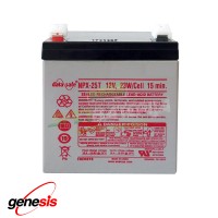 GENESIS | GENESIS DATASAFE NPX25T-12 NPX25-12FR 23W/CELL ENERSYS BATERIJA