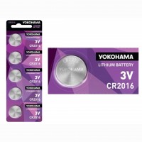 YOKOHAMA | CR2016YOKOHAMA 3V LITHIUM LITIJUM DUGMASTA BATERIJA