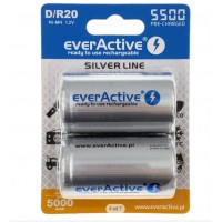 EVERACTIVE | EVERACTIVE D / LR20 NI-MH BATERIJE 1.2V 5000MAH BLISTER 2/1