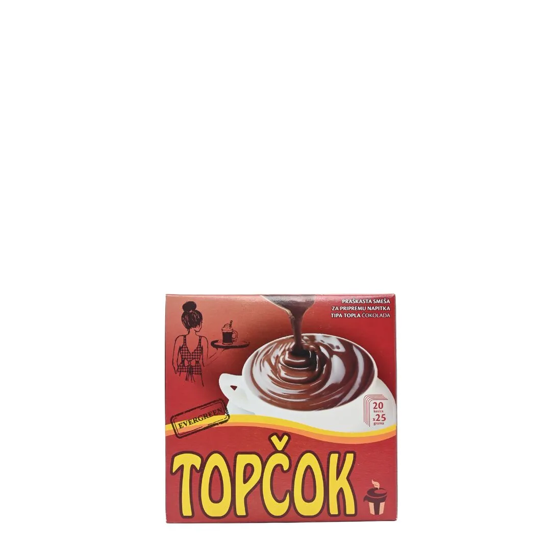 Topčok Topla Čokolada Crna 25G