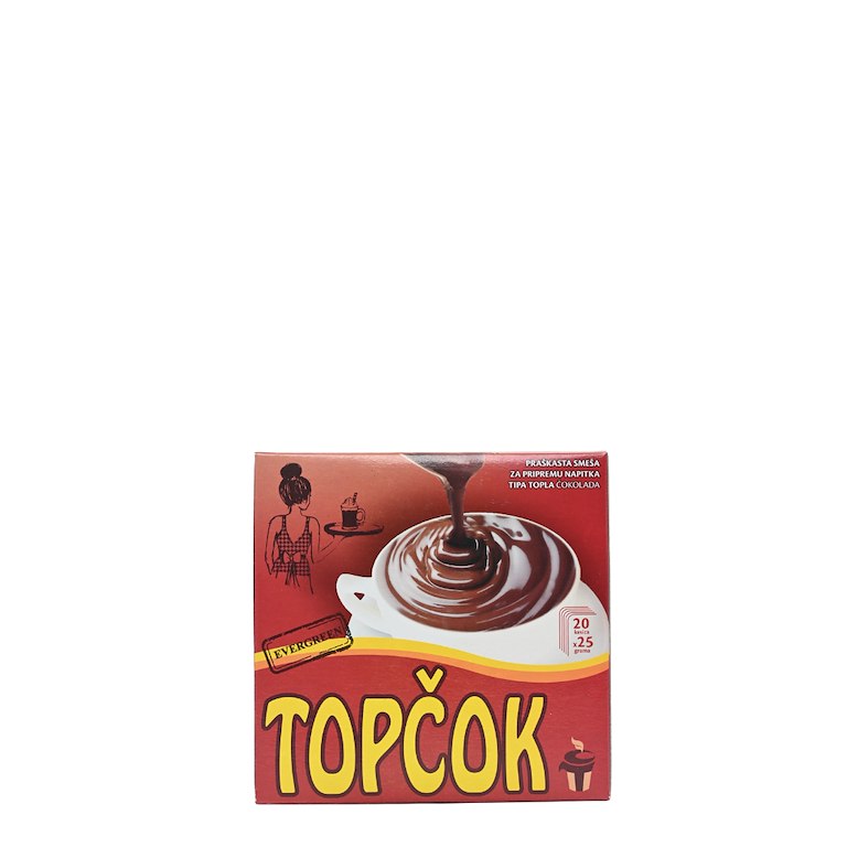 Topčok Topla Čokolada Bela 25G
