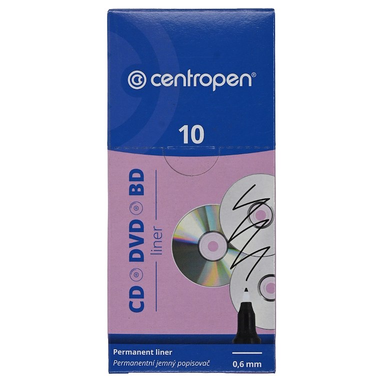 Centropen Cd Marker 0,6 Crni 10/1