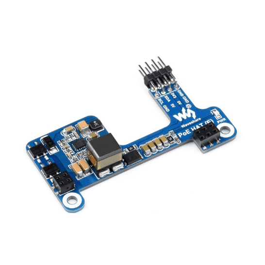 POE HAT (E) za Raspberry Pi 3B+/4B, 802.3af – compliant