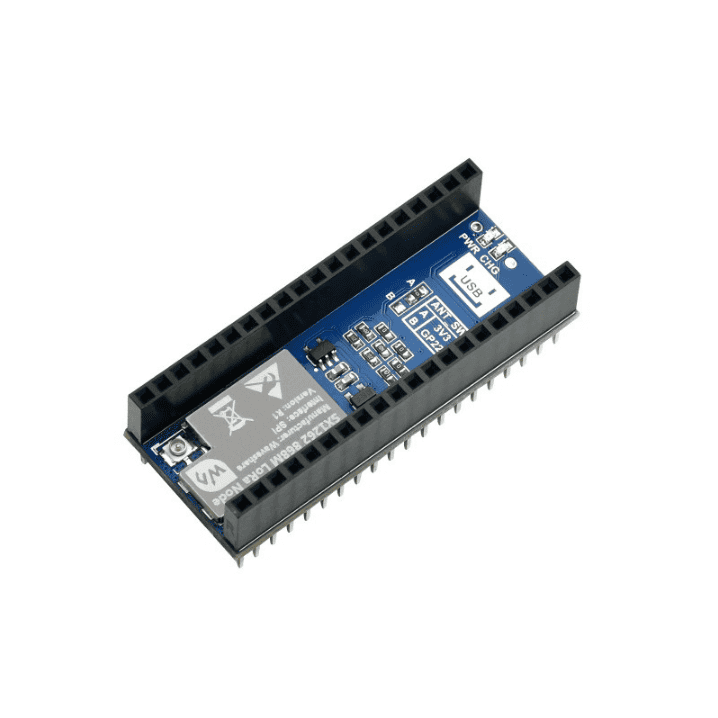 SX1262 LoRa Node Modul za Raspberry Pi Pico, LoRaWAN, 868M (863~870MHz)