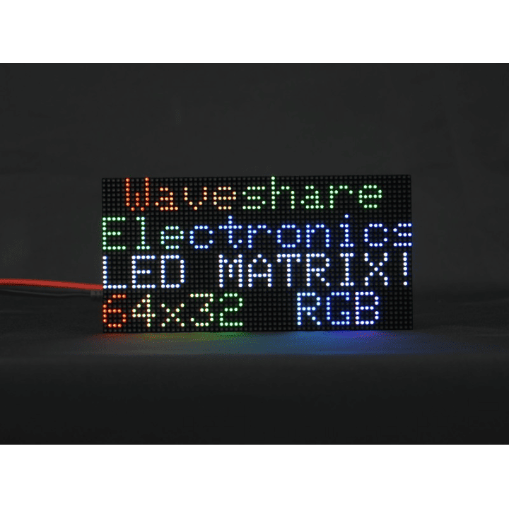 RGB full-color LED matrix panel, 2.5mm Pitch, 64×32 piksela, podesiva osvetljenost, 160×80 mm