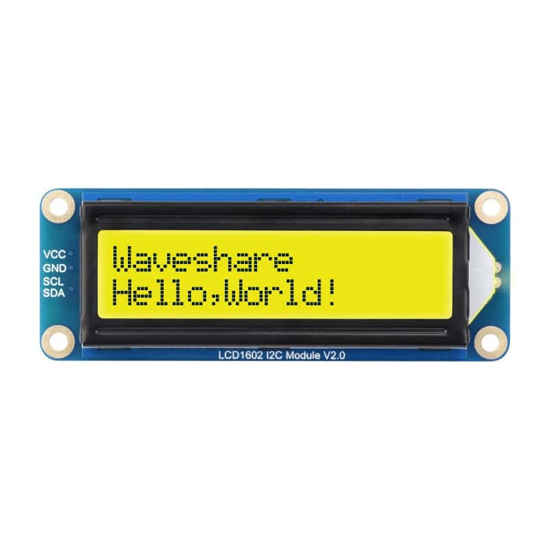 LCD1602 I2C Modul – zeleni, 32 karaktera LCD, 3.3V/5V, podesivo osvetljenjele