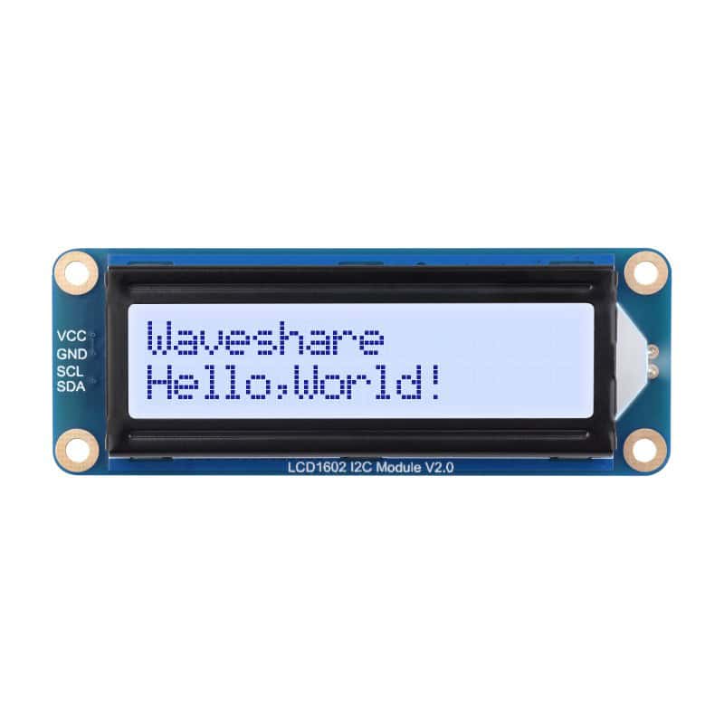 LCD1602 I2C Modul – sivi, 32 karaktera LCD, 3.3V/5V, podesivo osvetljenjele