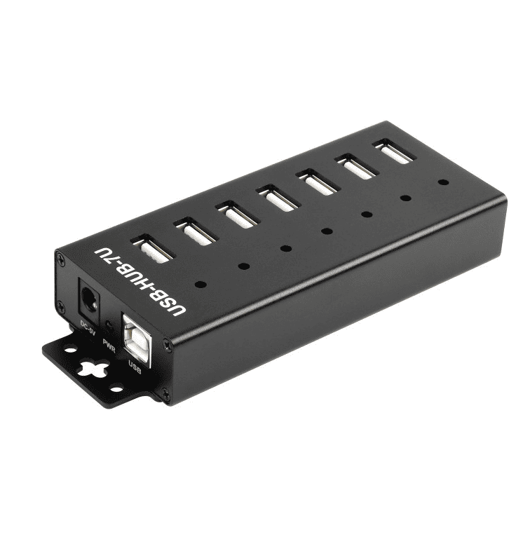 Industrijski USB HUB, 7x USB 2.0 port