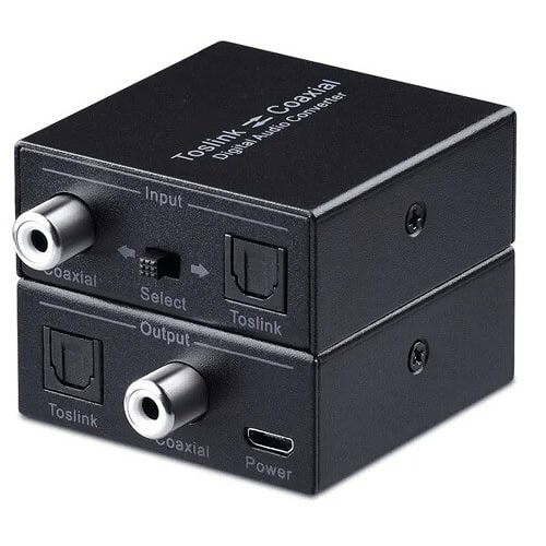 Toslink & Coaxial konvertor KT-D2CB.50B crni
