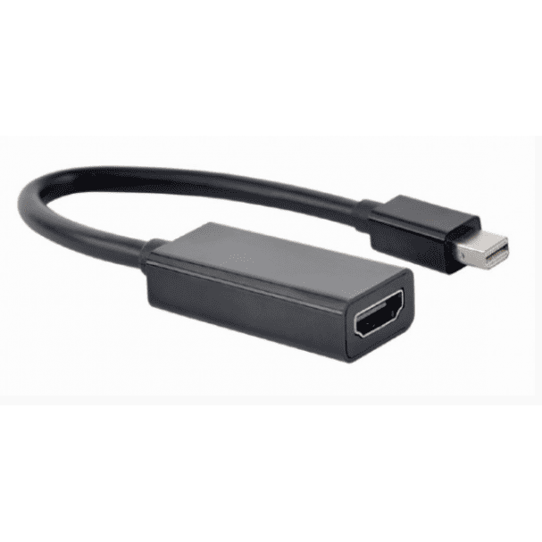 Mini DisplayPort to HDMI adapter cable, black 4K