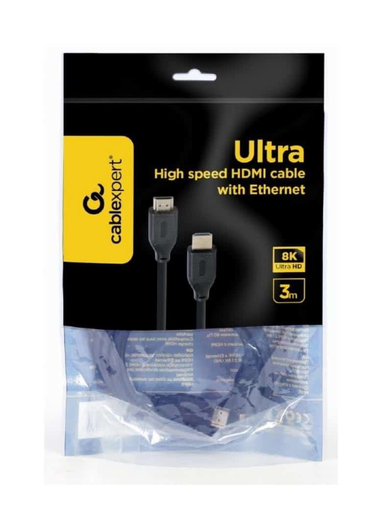 HDMI na HDMI kab M/Ml v.2.1 ethernet support UHD/8K TV 3m CC-HDMI8K-3M