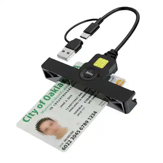 Type C/USB čitač ID smart i SIM kartica KTZ-CR230AC
