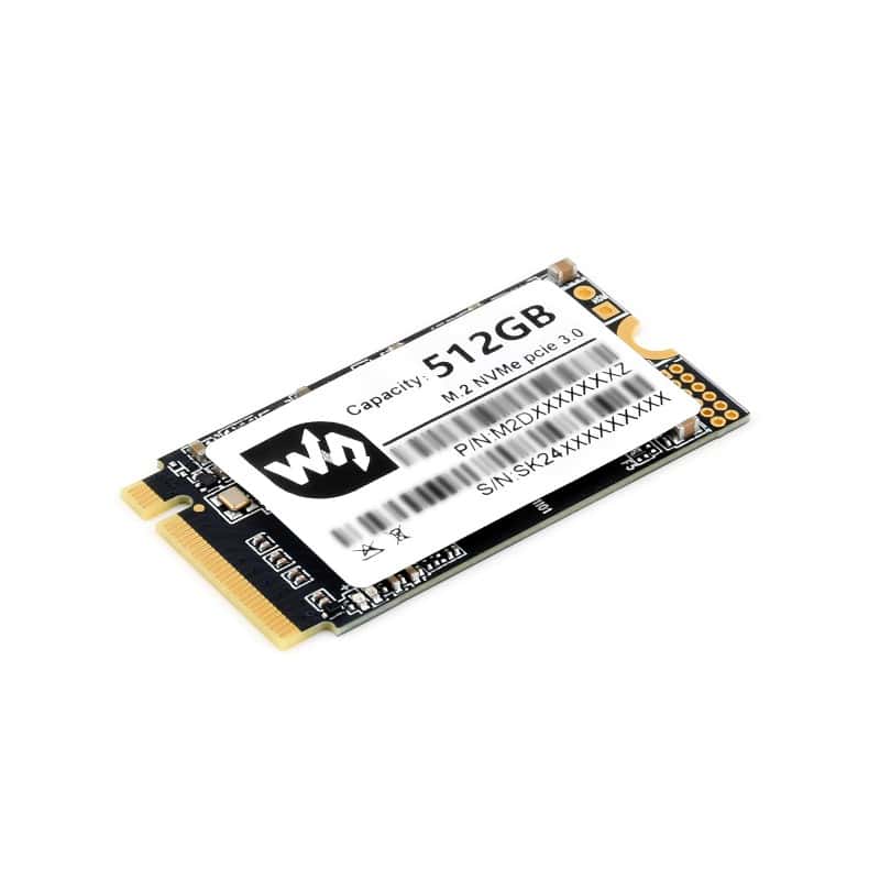 M.2 NVME 2242 512GB High-speed SSD, High-quality 3D TLC Flash Memory, High-speed R/W