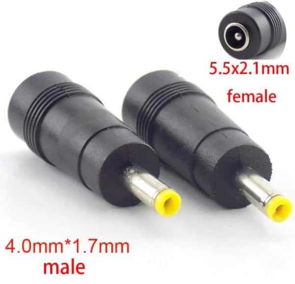 NPC-5.5×2.5mm 4.0×1.7mm Yellow DC to DC 20V Connector (G)