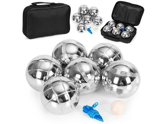 MultiGarden Set za igru boćanja Petanque 6 kugli sa koferom BS-003