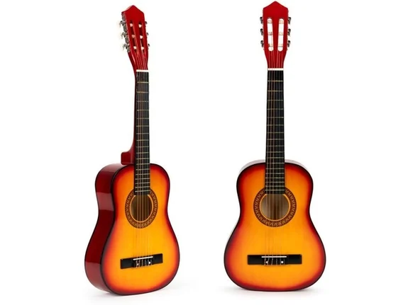 EcoToys Velika klasična drvena gitara za decu sa 6 žica HX18022-30