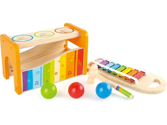 Hape Muzička igračka Ksilofon sa lopticama E0305D