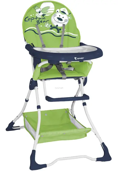 Bertoni Visoka stolica za bebe Bravo Green Captain Bear 10100061407