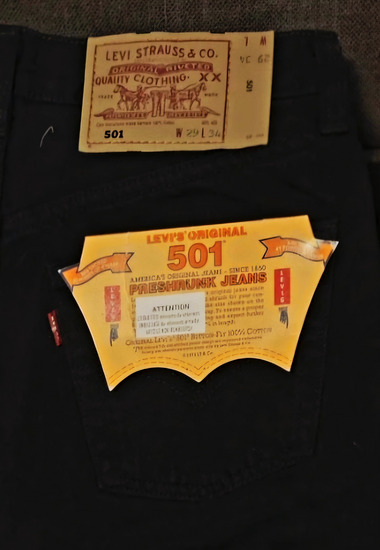 LEVIS 501 W29 L34 original nove Levis farmerke