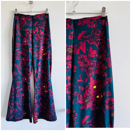 ZARA floral pantalone