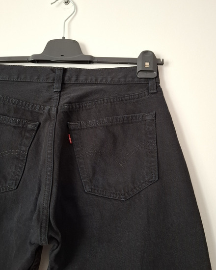 Levis 501 vintage crne farmerke L W31 L36