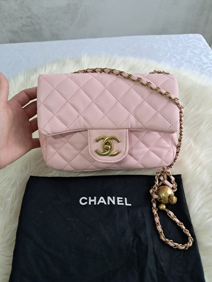 CHANEL Pink PEARL CRUSH mini