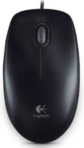 Logitech žični miš B100 OEM crna