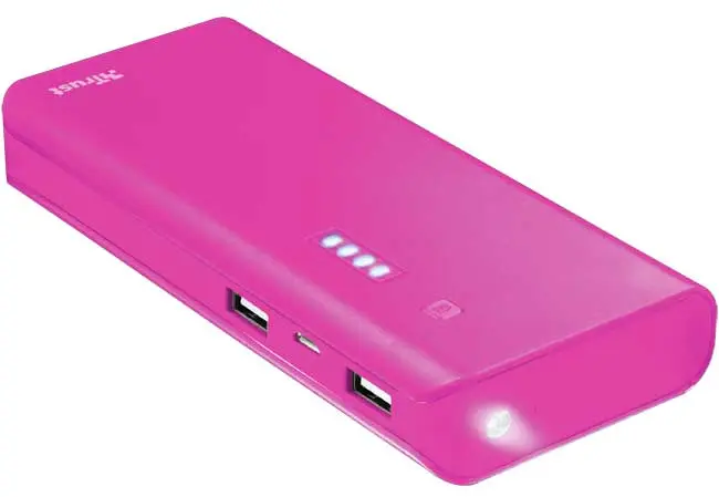 Trust Primo Summer PowerBank 10.000mAh Eksterna baterija Pink