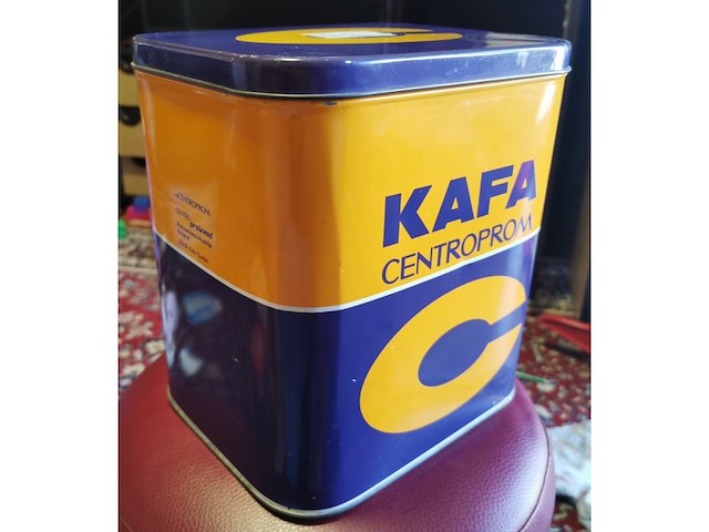 Vintage retro limena kutija CENTROPROM Kafa C 4kg