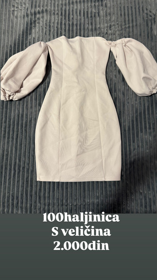 100haljinica bela haljina