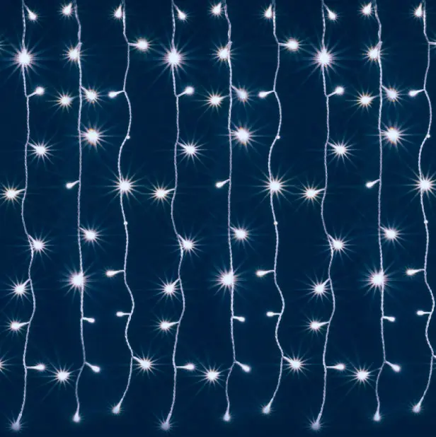 Novogodišnja LED zavesa 120x140cm sa 168 hladno belih lampica
