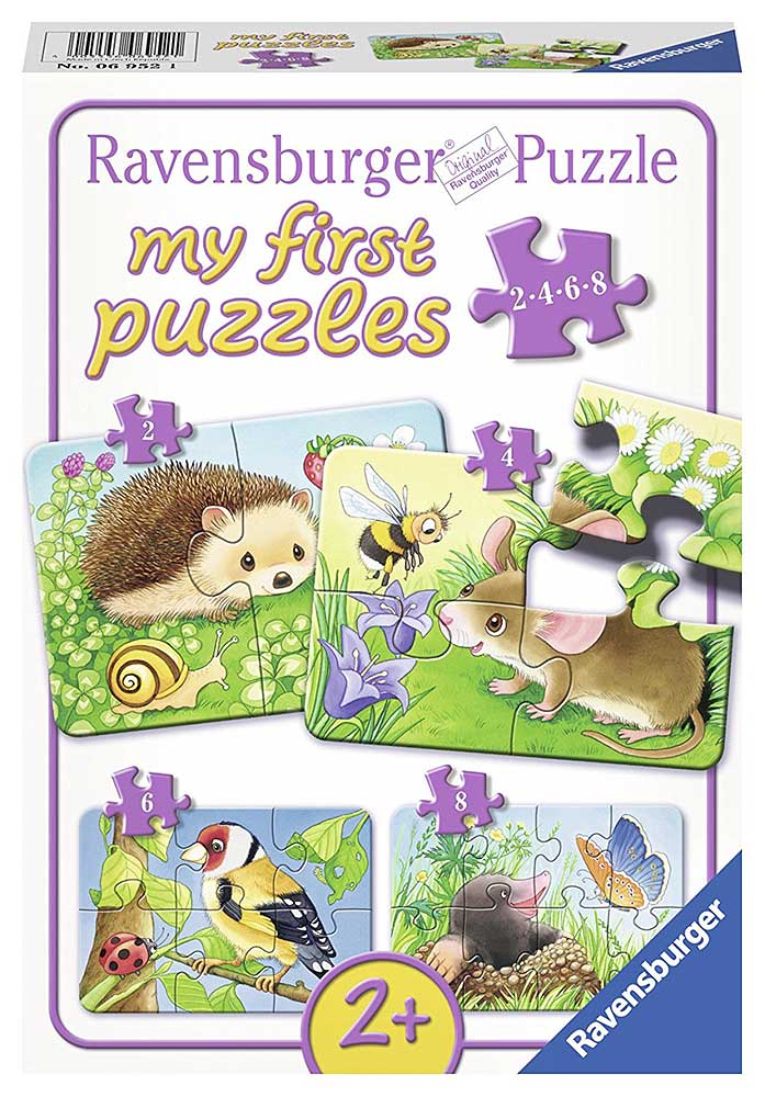 Ravensburger puzzle 20 delova - 4u 1, šumske životinje 06952